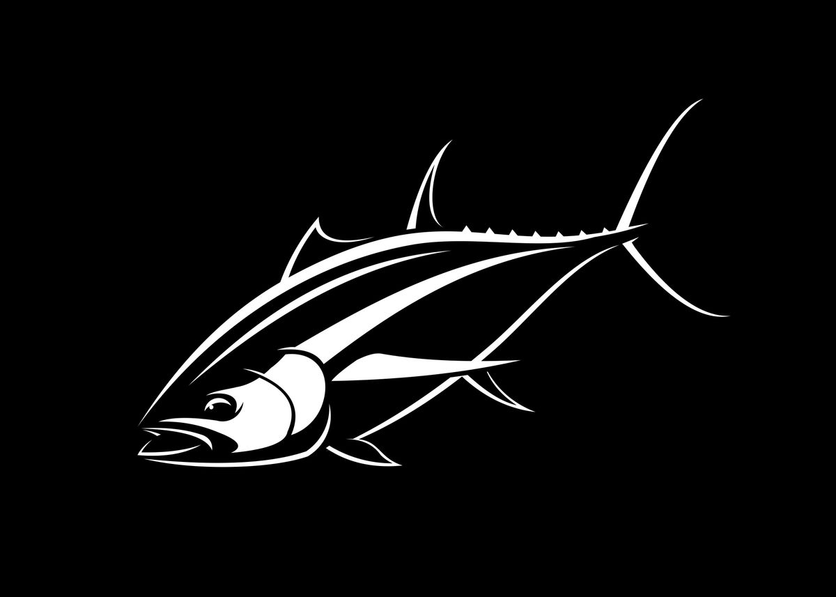 'Tuna Art Fish' Poster by Denny Fayana | Displate