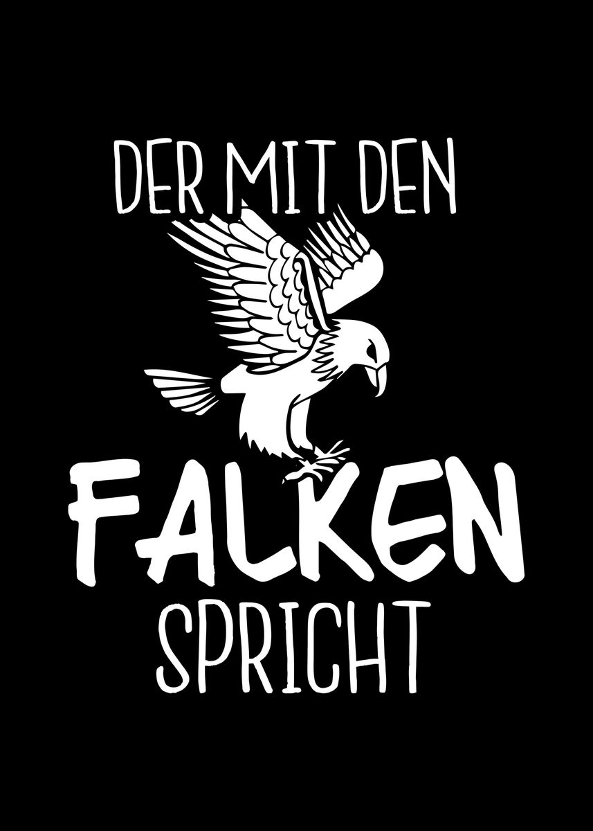 'German Falconer' Poster, picture, metal print, paint by Sebastian ...