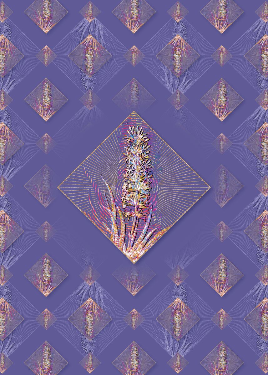 'Snake Plant Pattern' Poster by Holy Rock Design | Displate