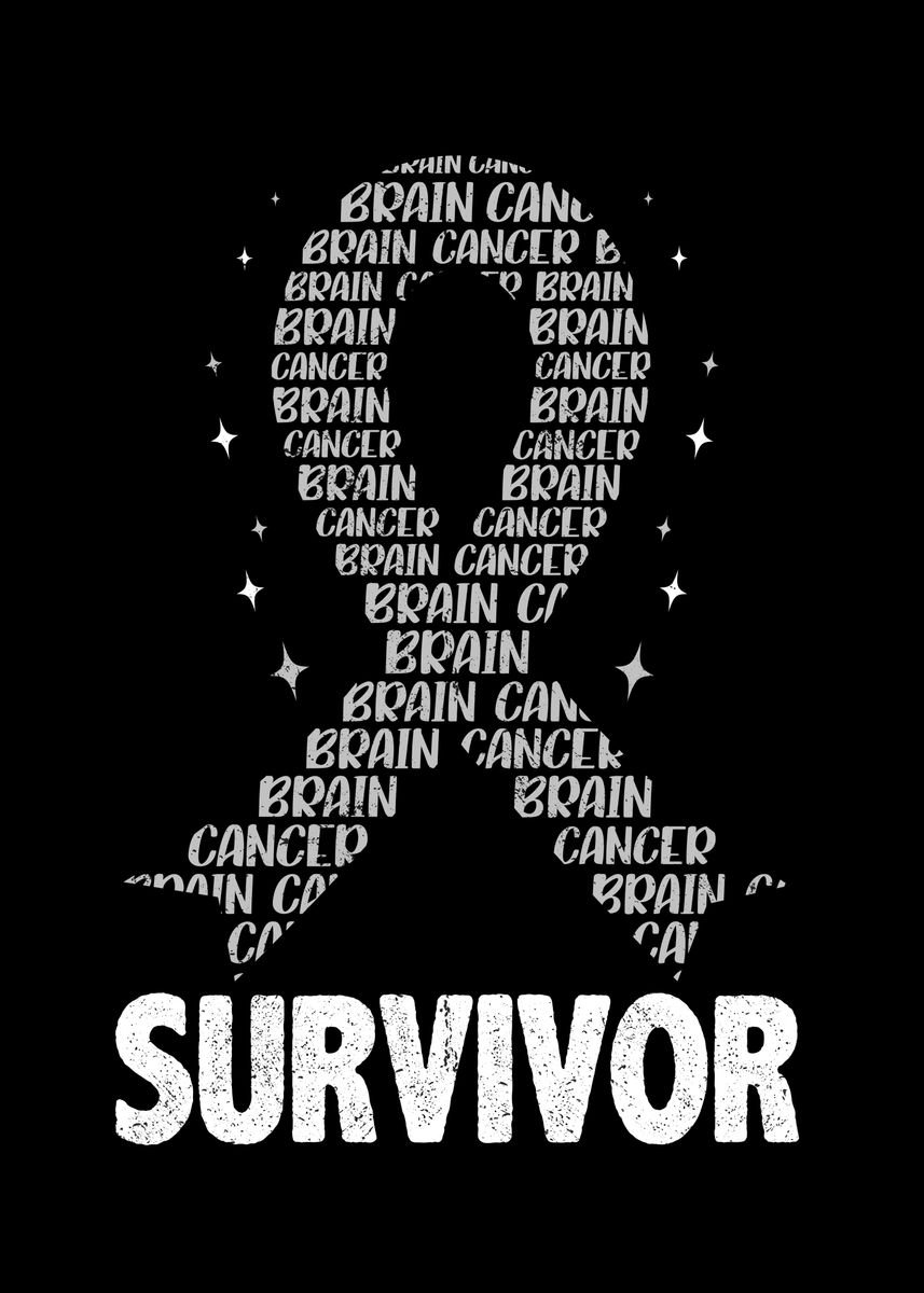 'Brain Cancer Awareness' Poster, picture, metal print, paint by Lukes ...