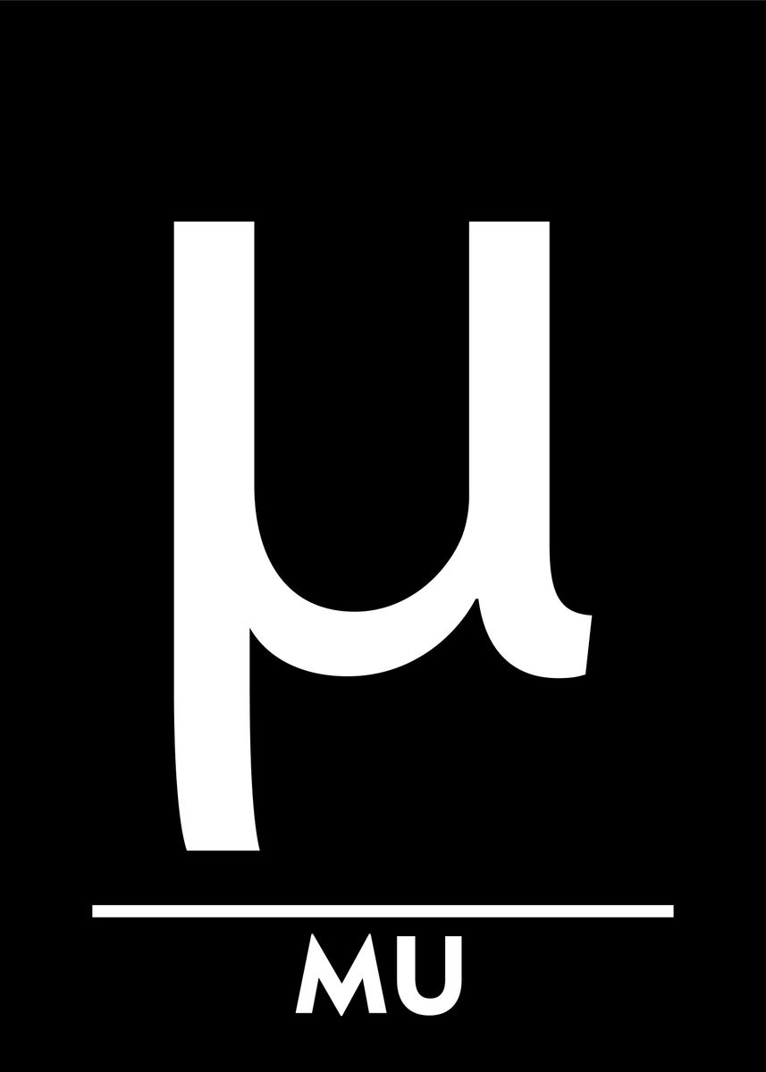 'Mu' Poster by Ignite Colour | Displate