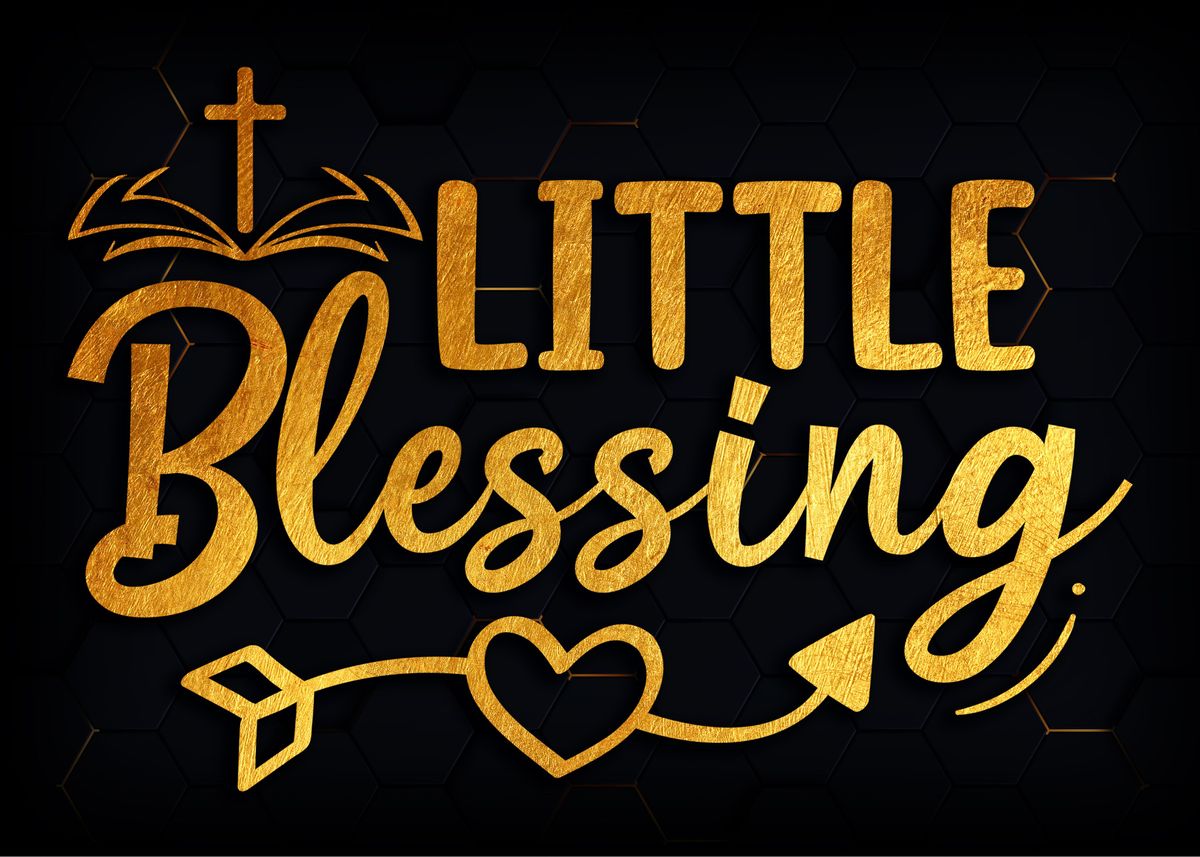 'Little blessing' Poster by Denis Siggers | Displate
