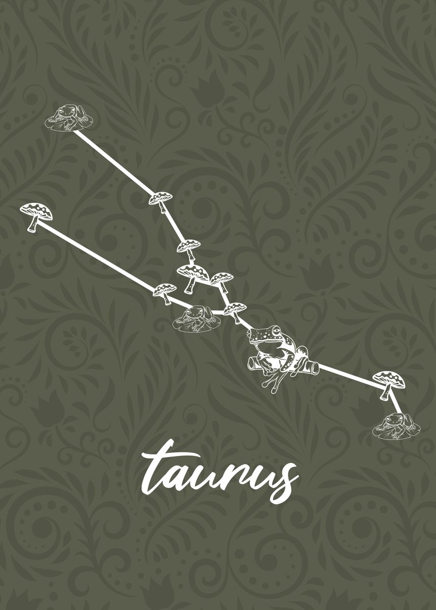 'Zodiac Taurus Sign' Poster by AestheticAlex | Displate