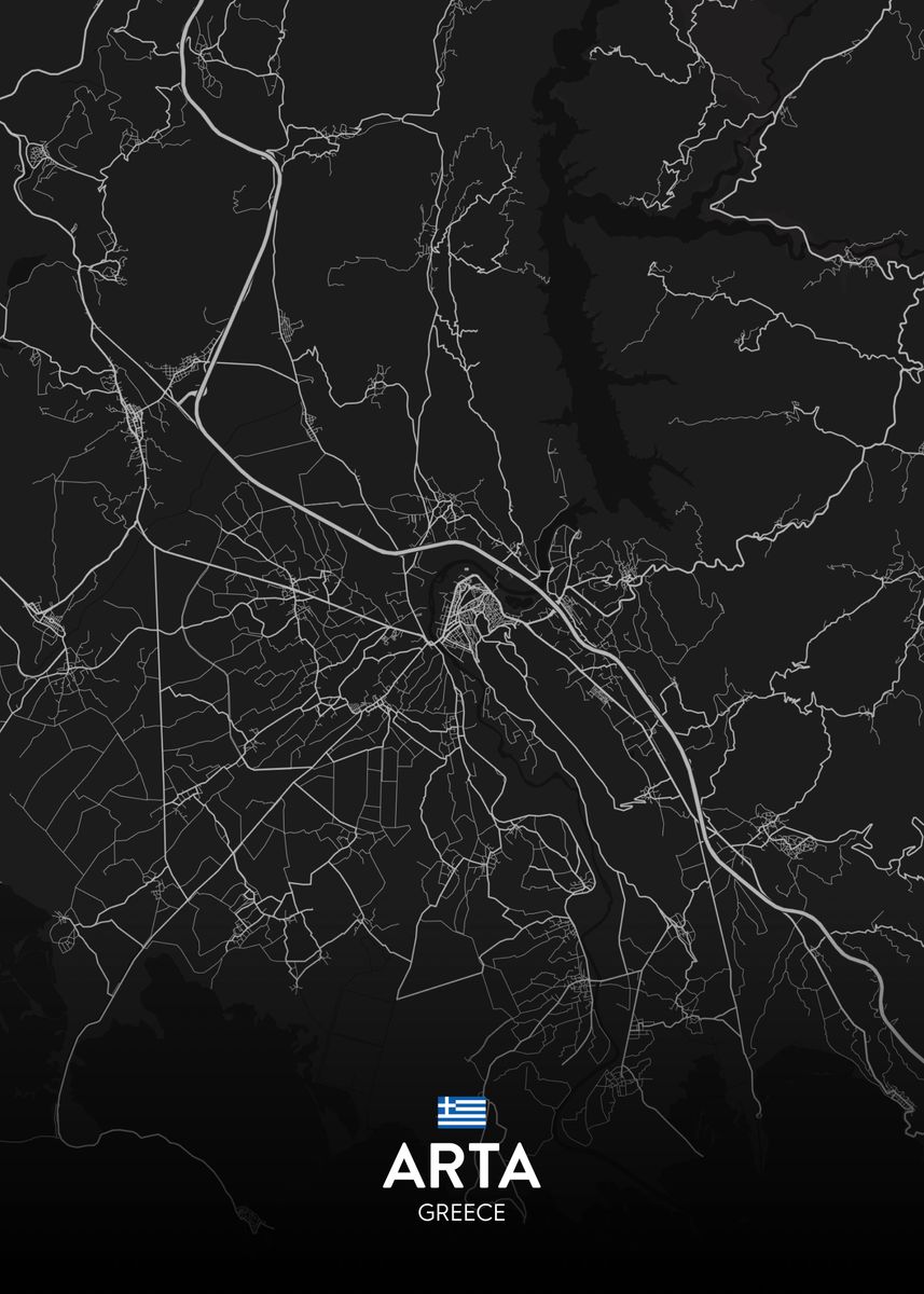 'Arta GR' Poster, picture, metal print, paint by IMR Designs | Displate