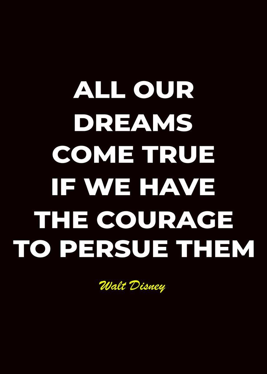 'DREAMS COME TRUE' Poster, picture, metal print, paint by Zacky Mrf ...