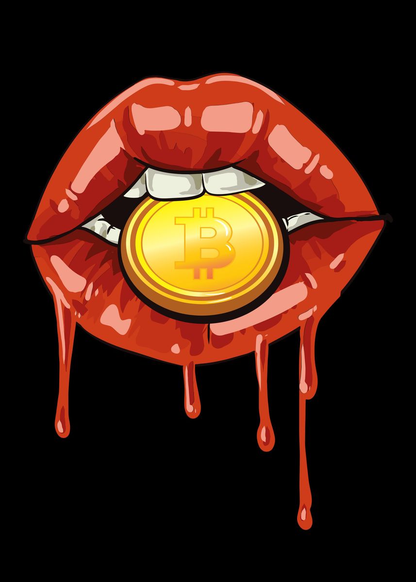 'Bitcoin Funny Trader' Poster by PlateMadeStuff | Displate