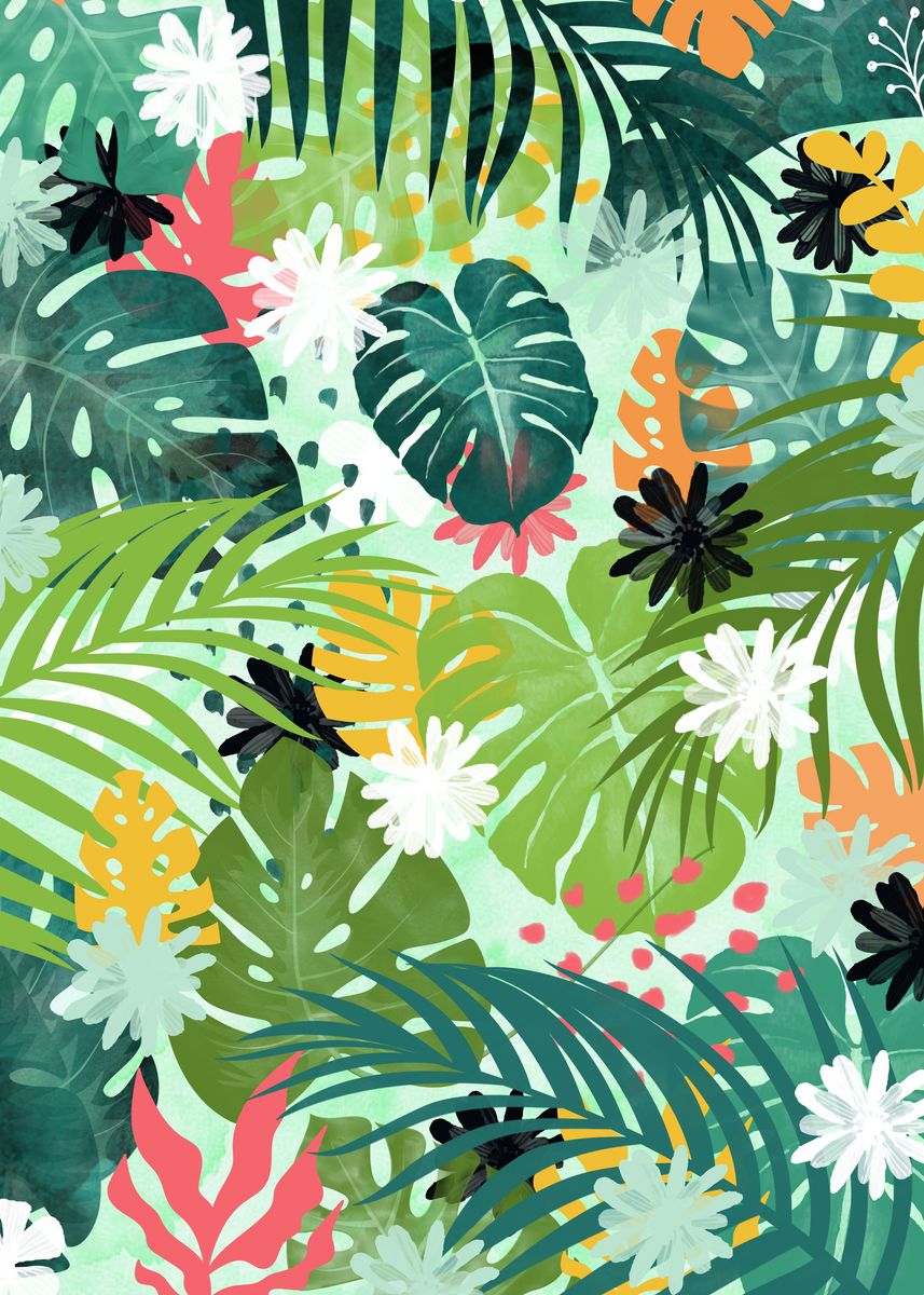 'Tropical' Poster by imrik studio | Displate