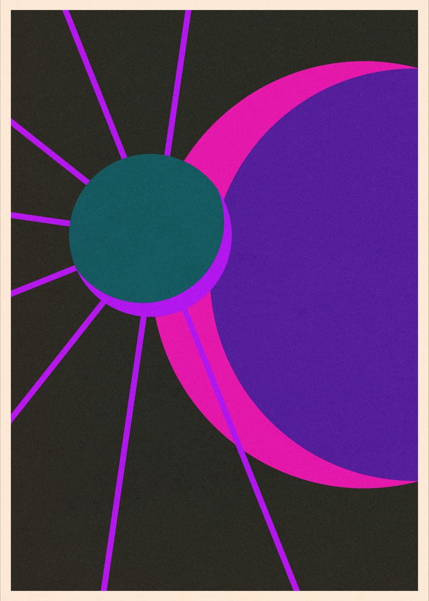 'Contemporary Sun and Moon' Poster by Octavia Soldani | Displate