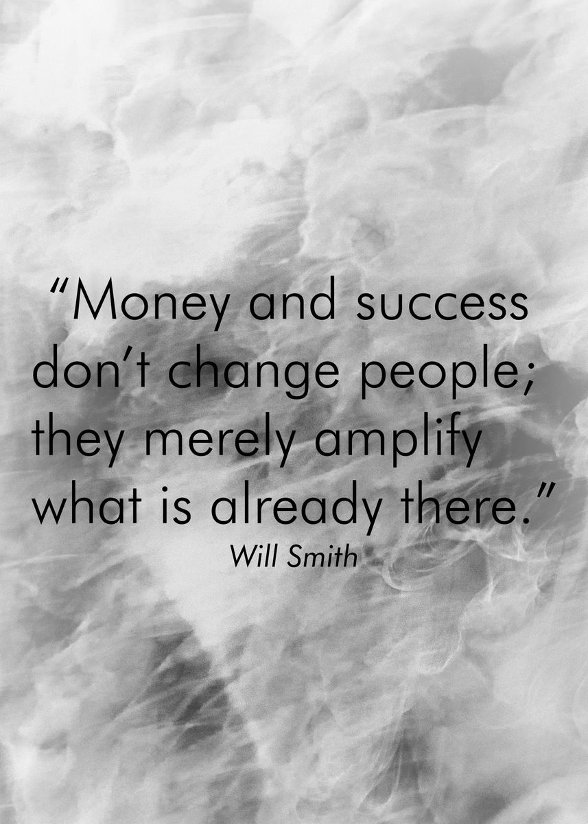 'will smith qoutes' Poster, picture, metal print, paint by Masmus Art ...