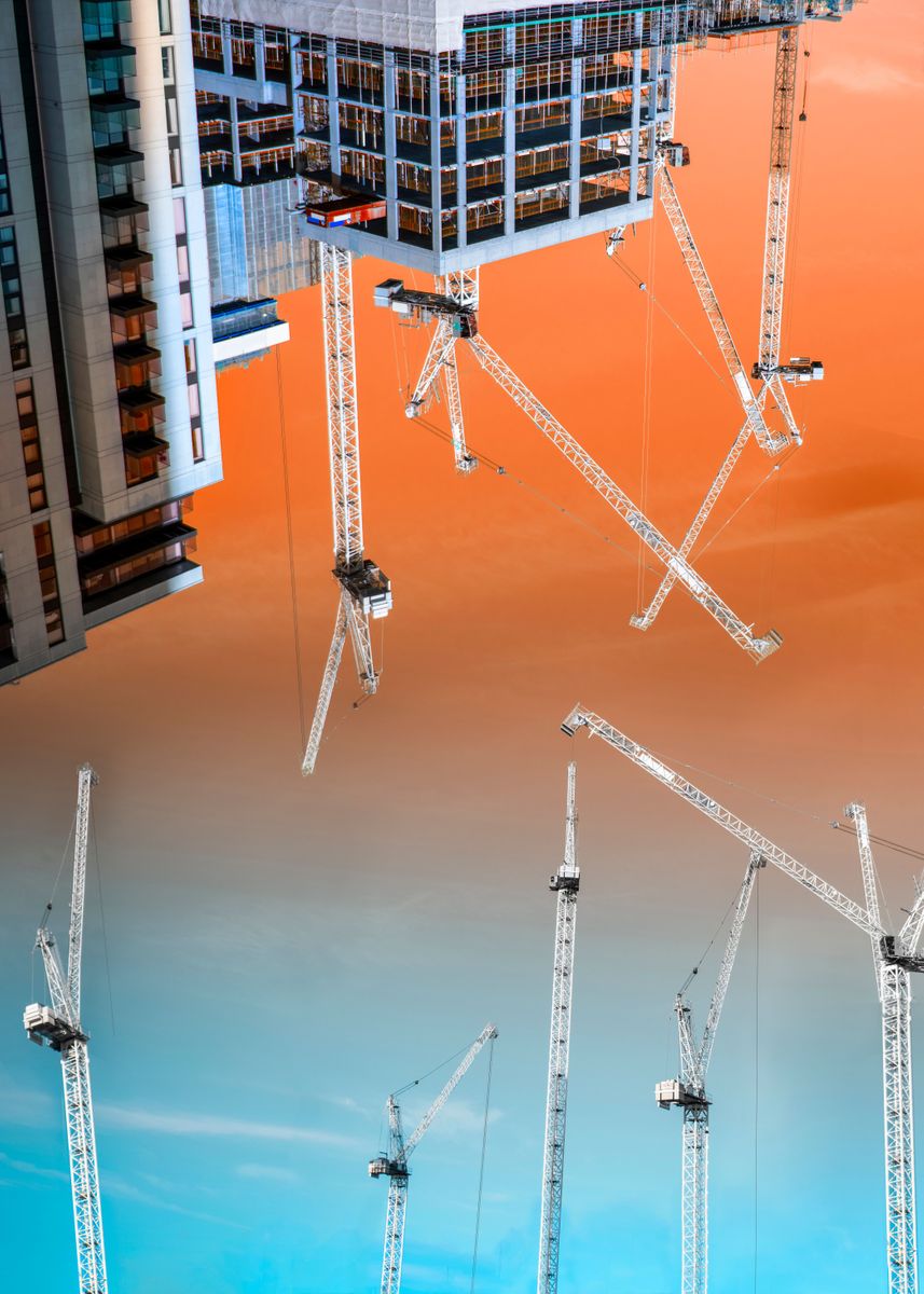 'Cranes' Poster by Dryden | Displate