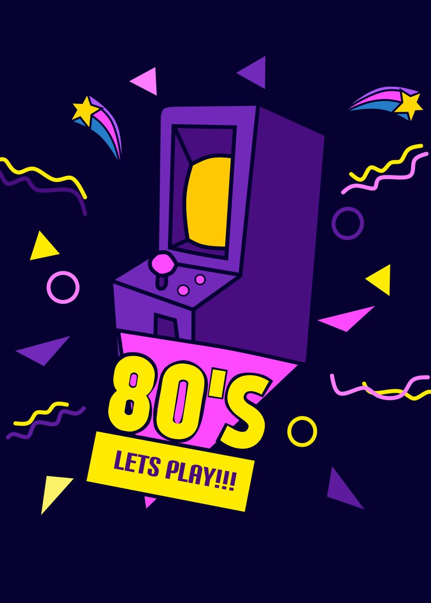 'Gameboy 80s retro' Poster by Fanth | Displate