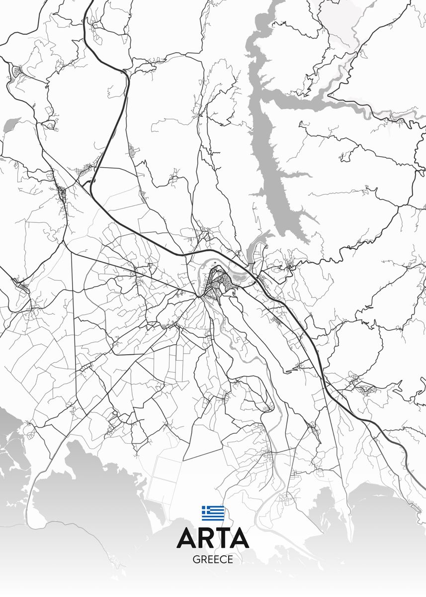 'Arta GR' Poster, picture, metal print, paint by IMR Designs | Displate