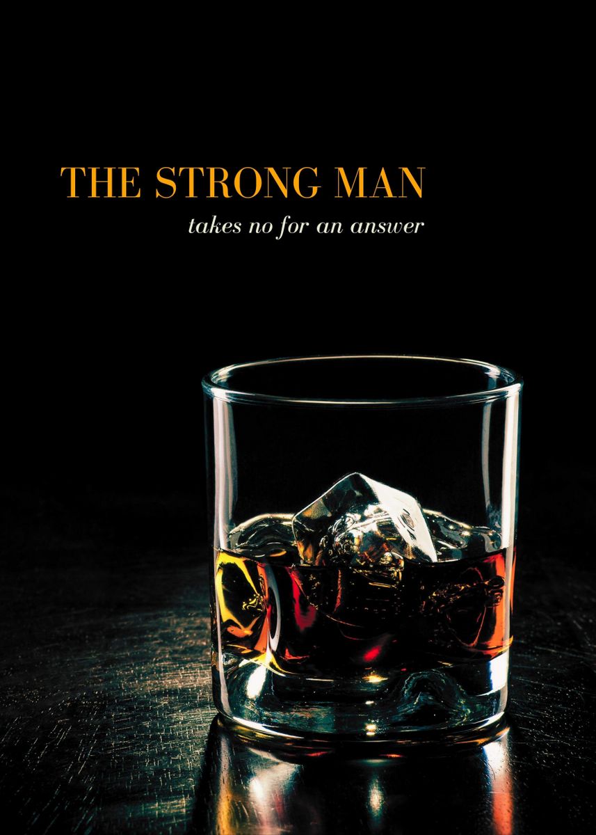 'The Strong Man ' Poster, picture, metal print, paint by CP Metal ...