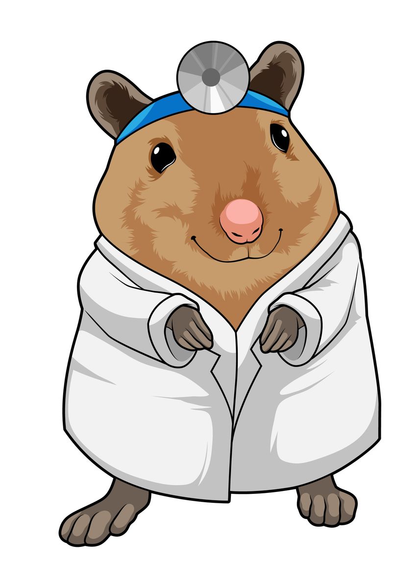 'Rat Doctor Coat' Poster by Markus Schnabel | Displate