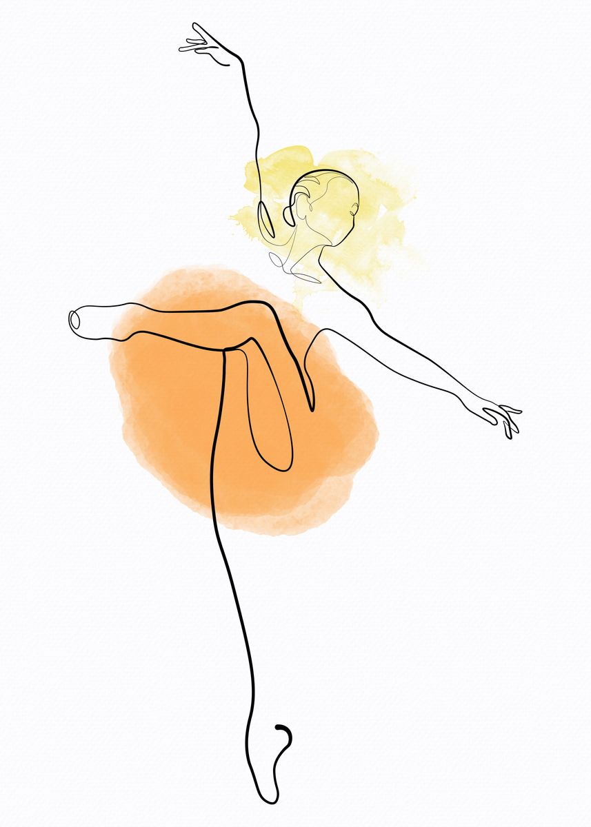 'Dance with Joy Set 2' Poster, picture, metal print, paint by Tracey ...