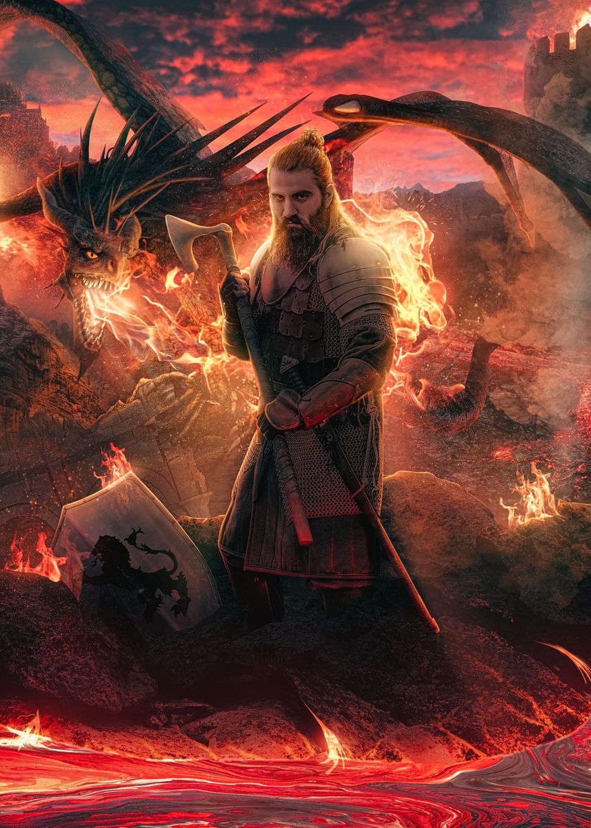 'Last Knight' Poster, picture, metal print, paint by SG Gayashan | Displate