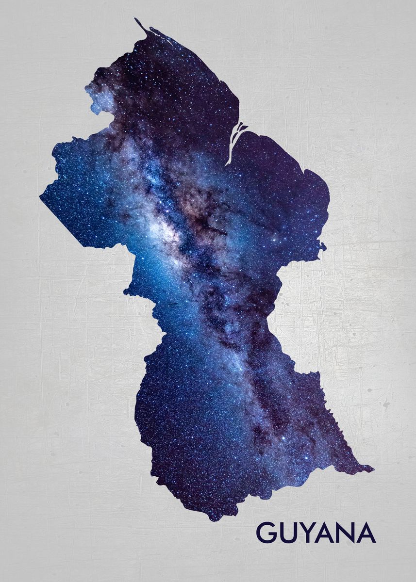 'GUYANA' Poster by Atomic Chinook | Displate