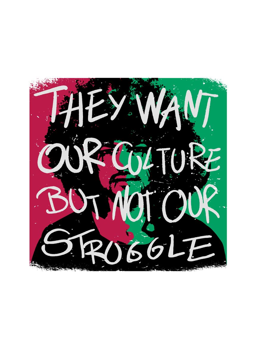 'AFRICAN AMERICAN STRUGGLE' Poster, picture, metal print, paint by ...