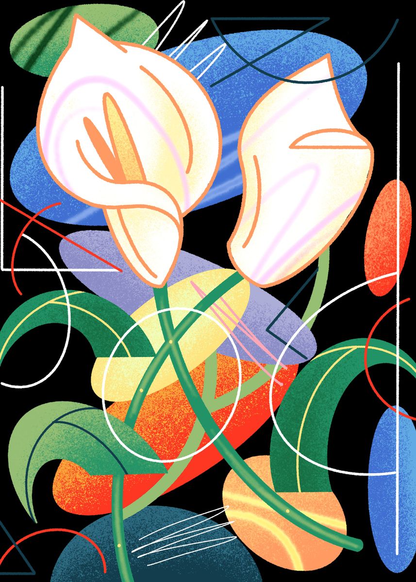 'Flower Abstract ' Poster by Evgenuy Merkushov | Displate