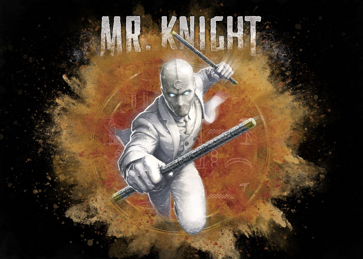 'Mr Knight' Poster by Marvel | Displate