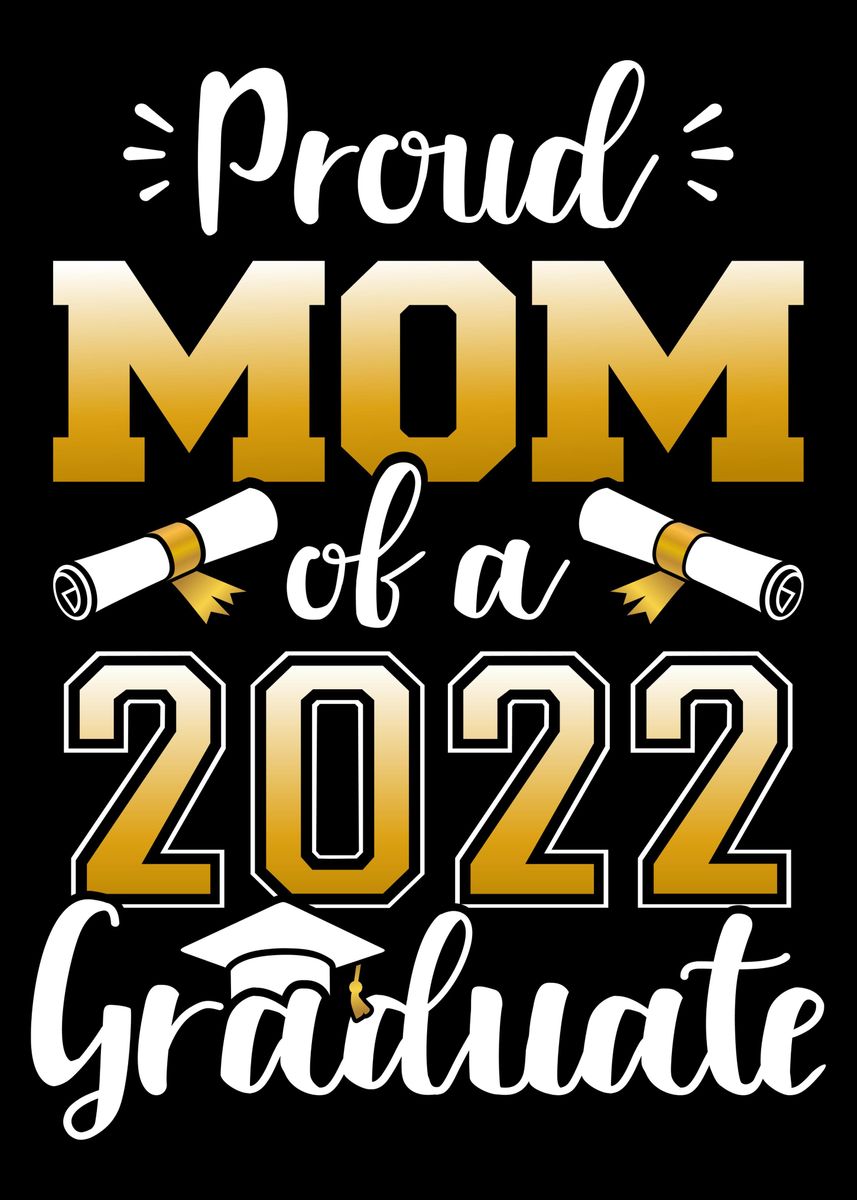 'Proud mom of a class of 20' Poster by Designzz | Displate