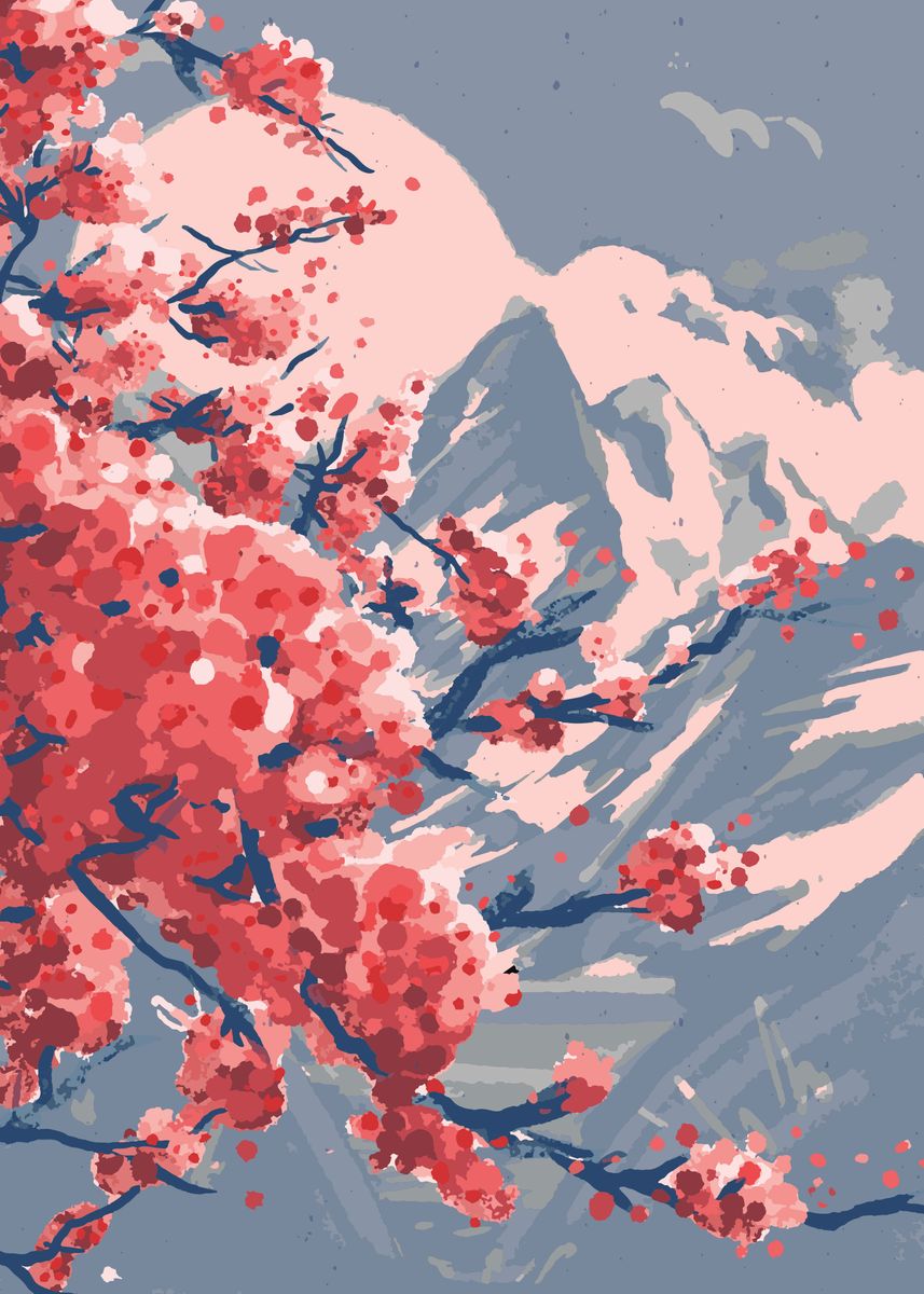 'Tranquil serene landscape' Poster, picture, metal print, paint by ...