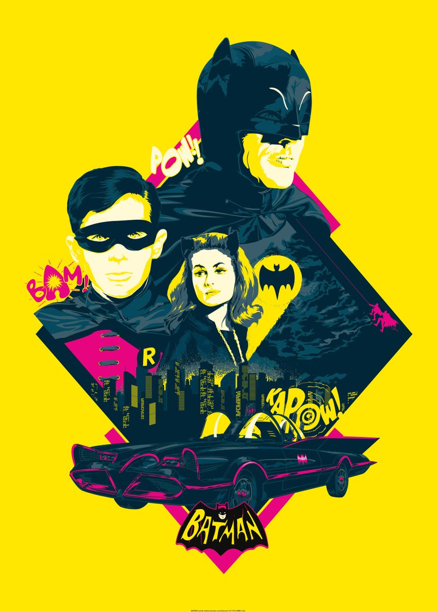'Heroes' Poster, picture, metal print, paint by DC Comics | Displate