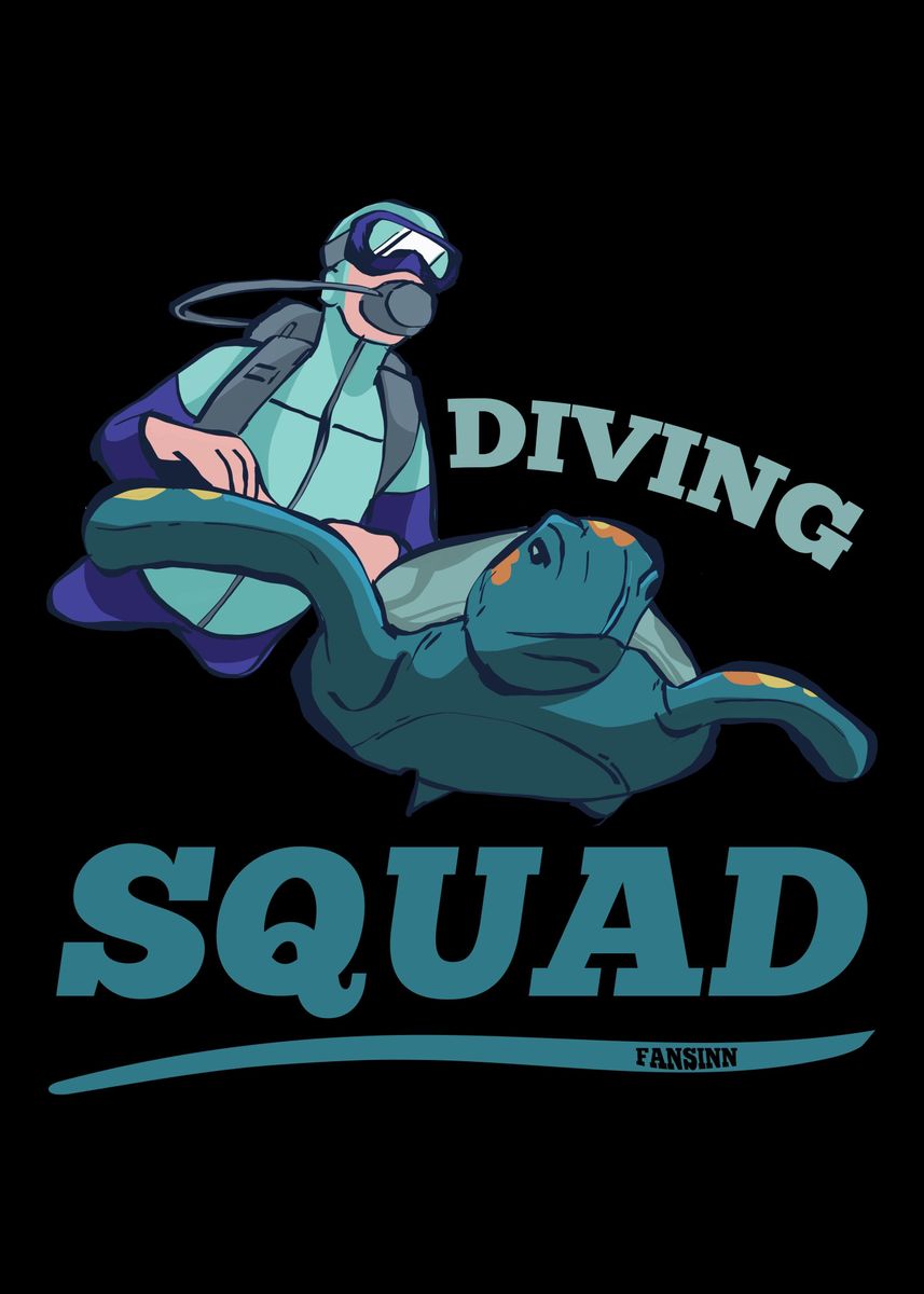 'Diving Squad' Poster by fansinn | Displate