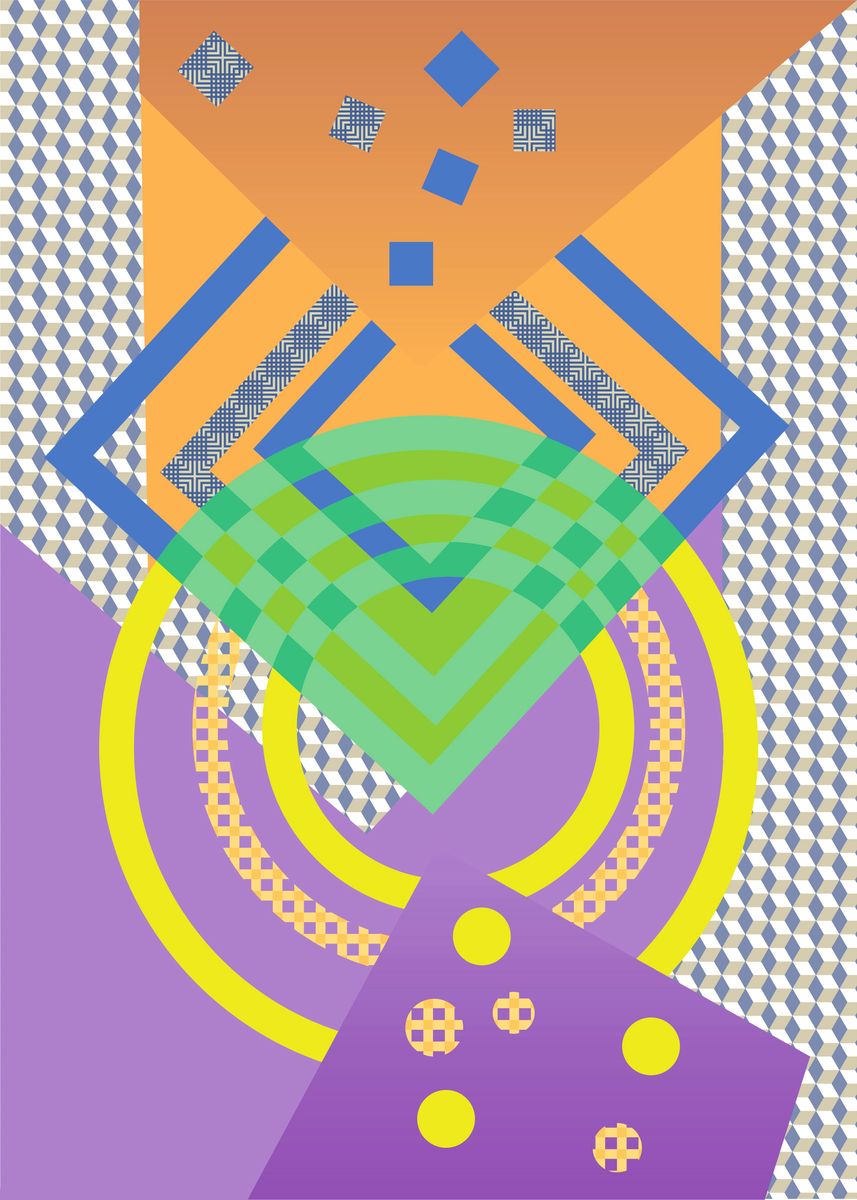 'Abstract Dialogue' Poster by Rouda Mevissen | Displate