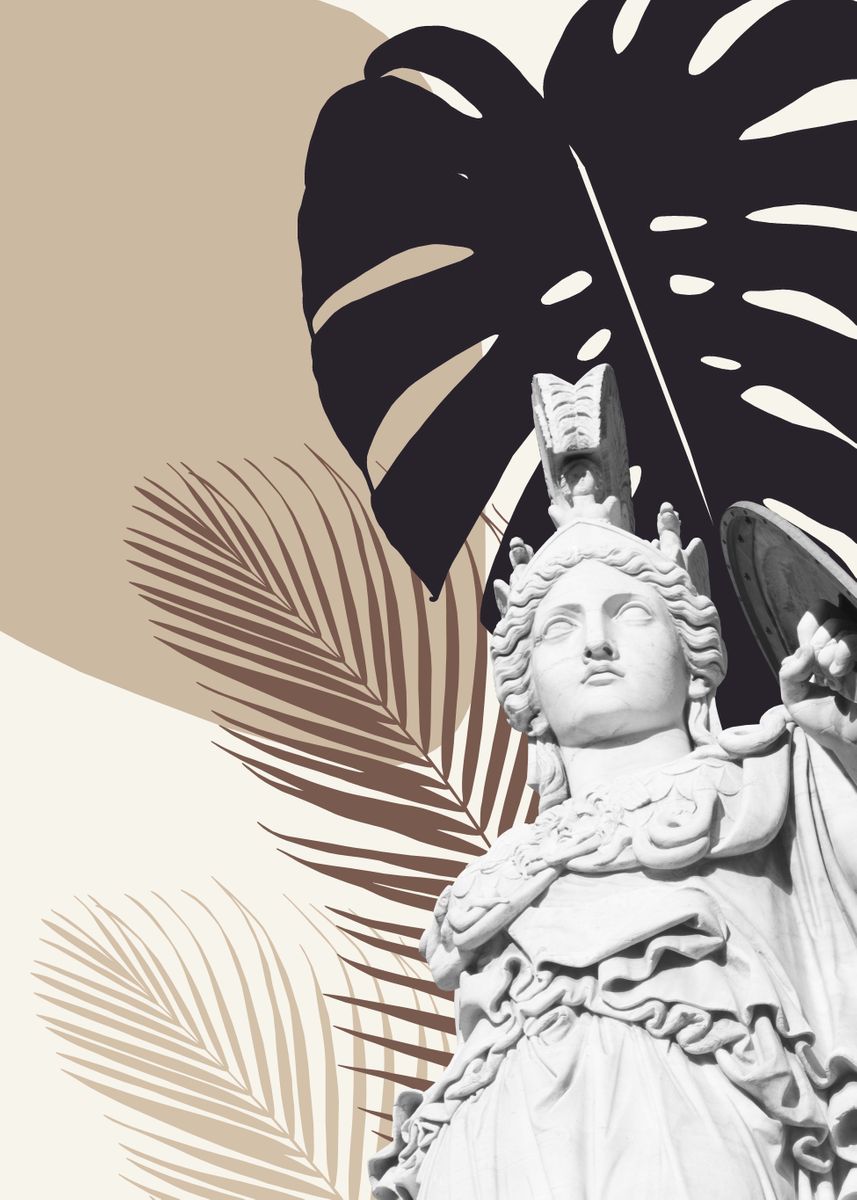 'Athena Abstract Finesse 2' Poster, picture, metal print, paint by ...