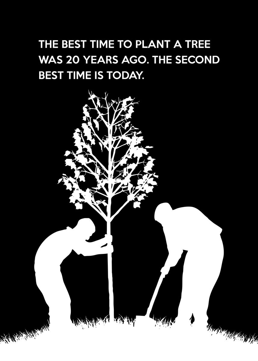 'Tree Planting' Poster by ABConcepts | Displate
