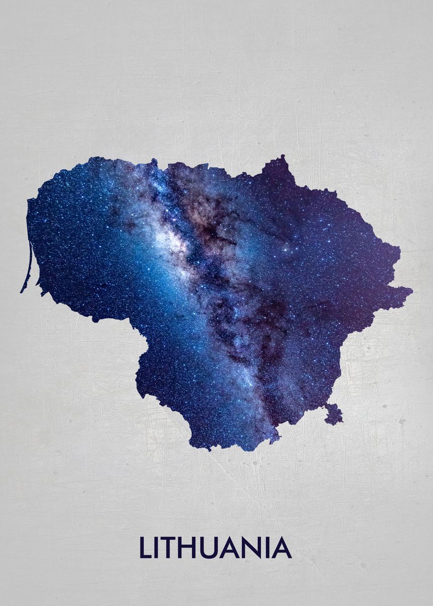 'LITHUANIA' Poster by Atomic Chinook | Displate