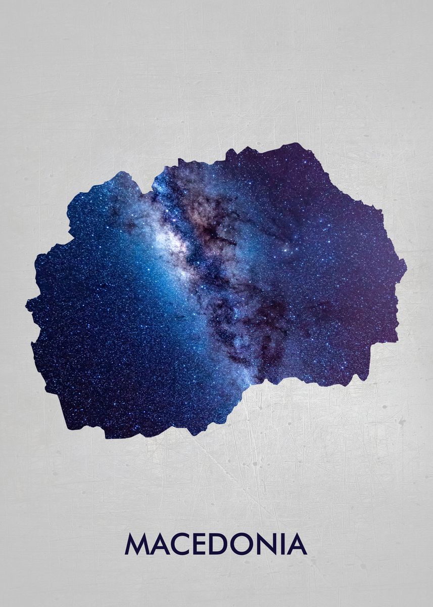 'MACEDONIA' Poster, picture, metal print, paint by Atomic Chinook ...