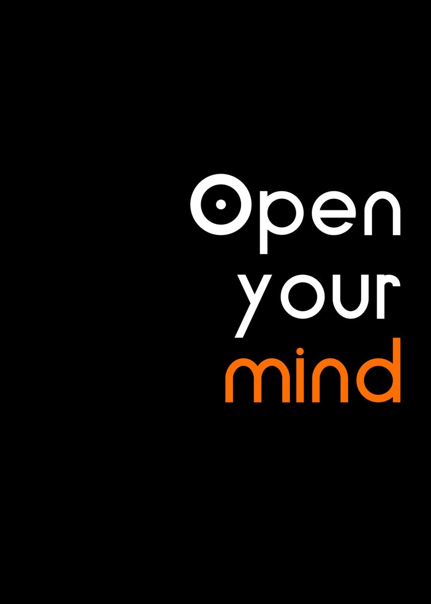 'Open your mind' Poster by CiniArt | Displate
