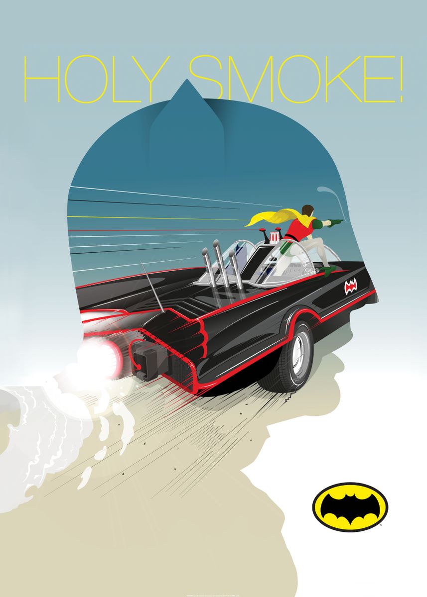 'Holy Smoke' Poster, picture, metal print, paint by DC Comics | Displate