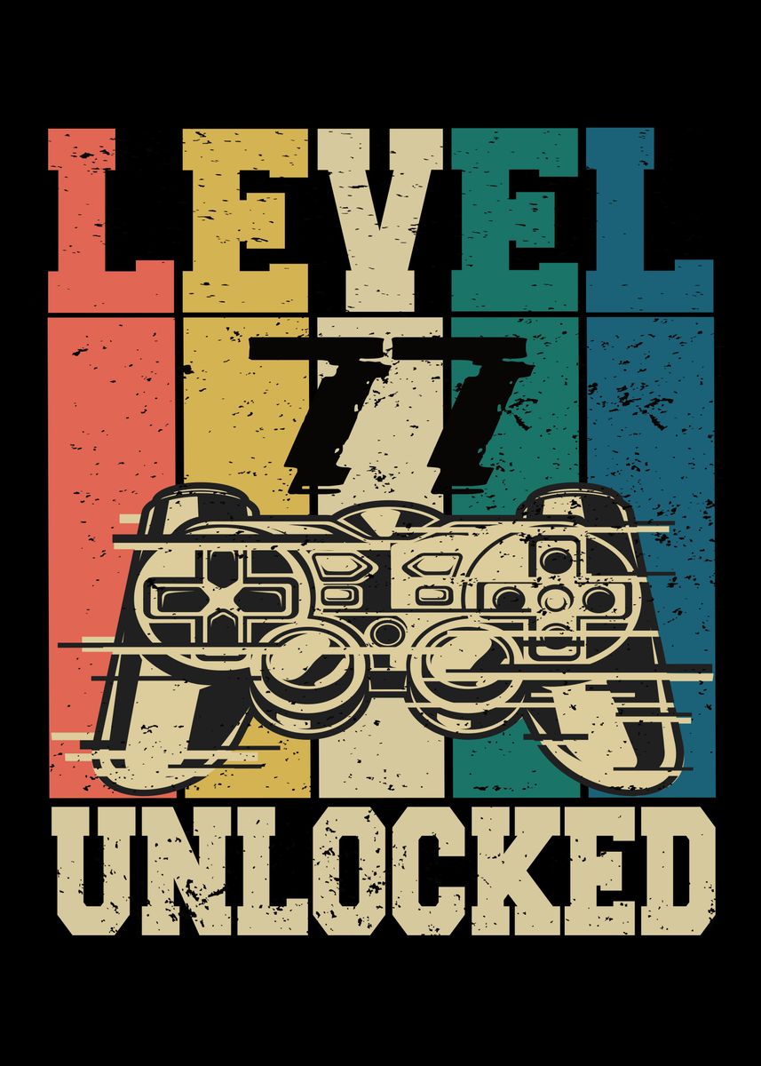 'Level 13 Unlocked' Poster by ZS C O M M E R C E | Displate