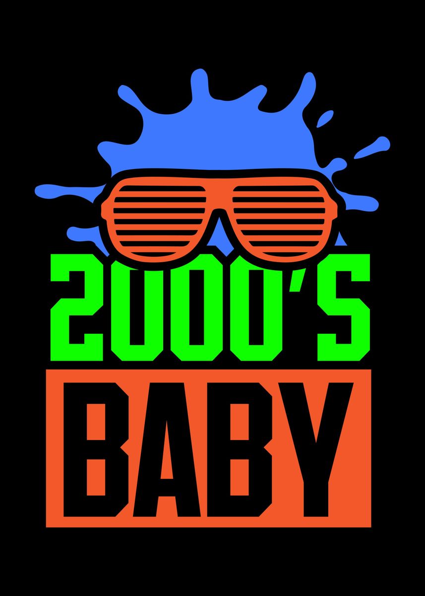 '2000s Retro' Poster, picture, metal print, paint by Sebastian Wünsche ...