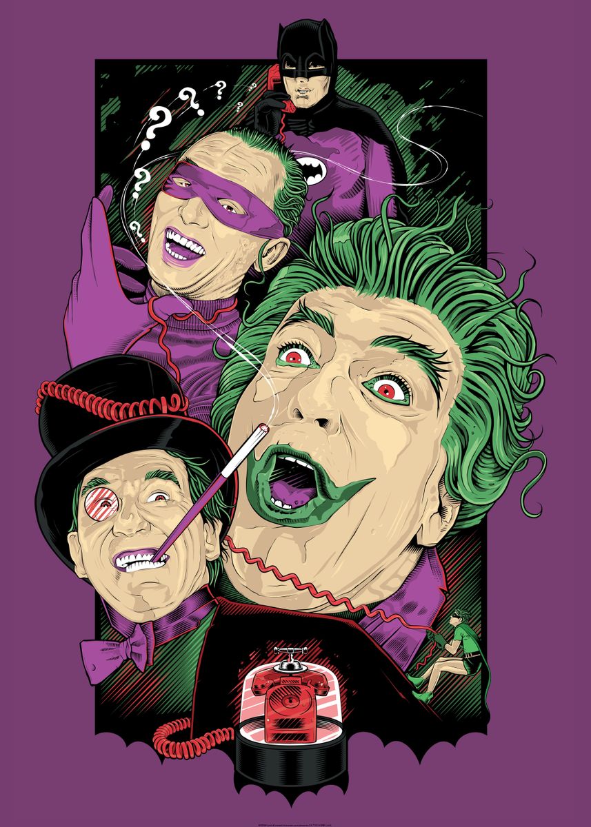 'The call' Poster, picture, metal print, paint by DC Comics | Displate