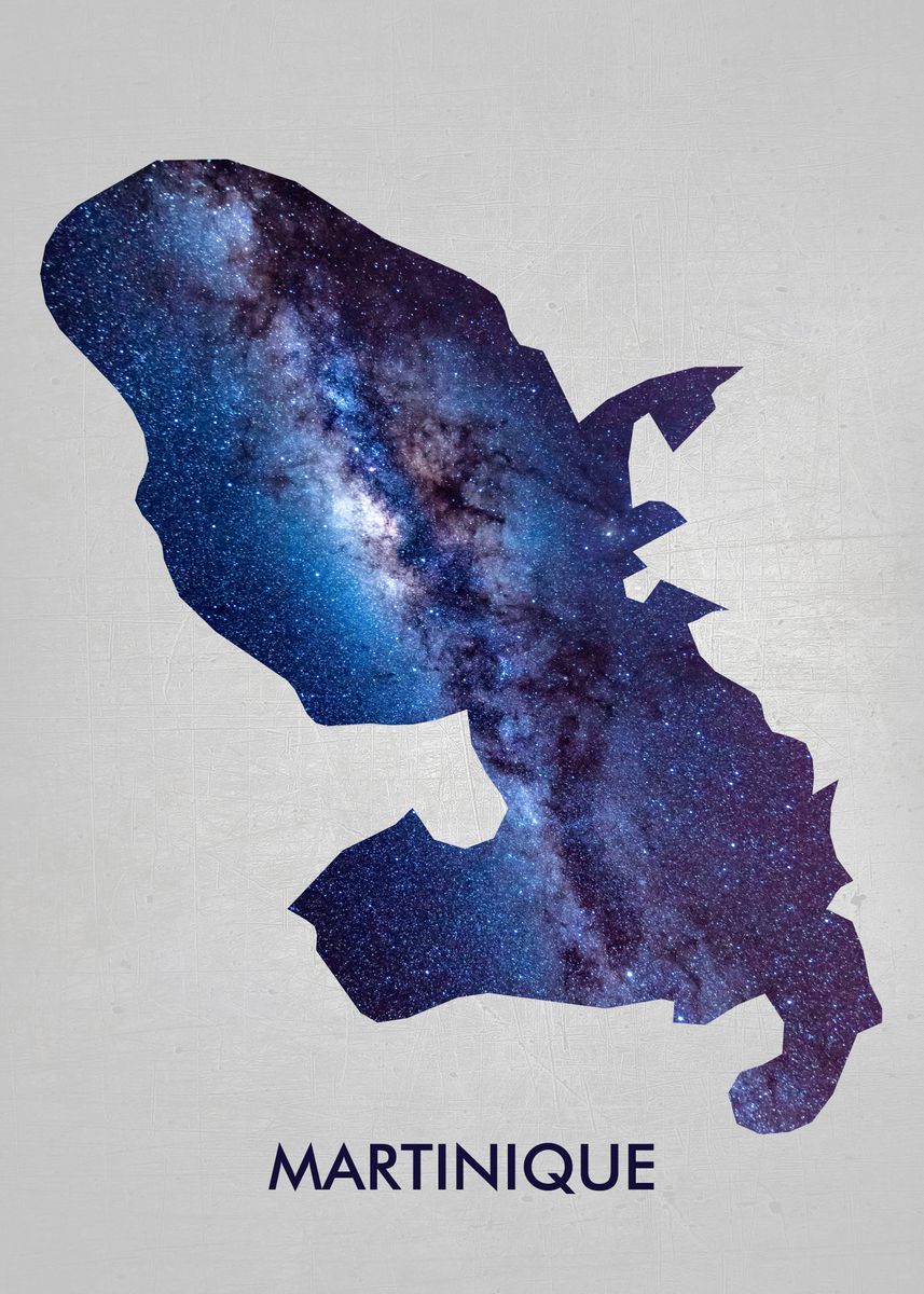 'MARTINIQUE' Poster, picture, metal print, paint by Atomic Chinook ...