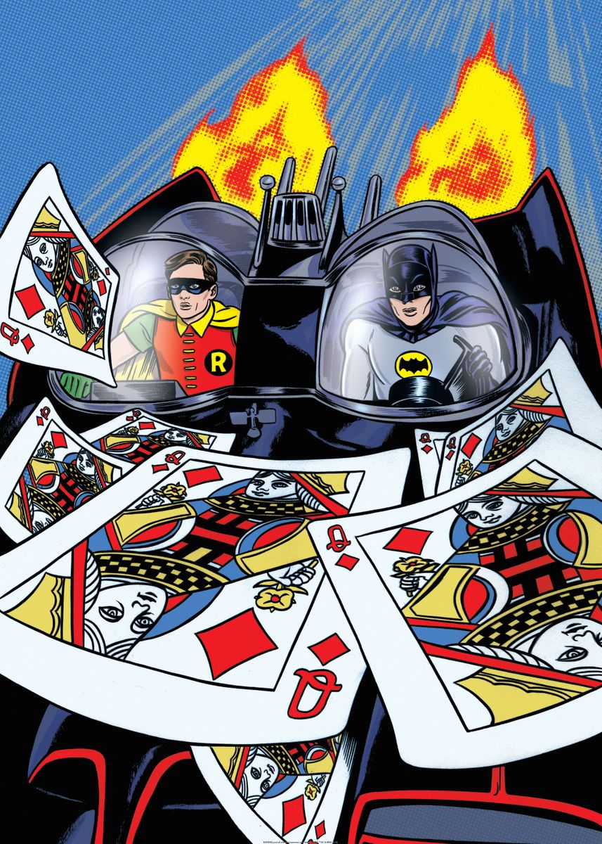 'Cards' Poster, picture, metal print, paint by DC Comics | Displate