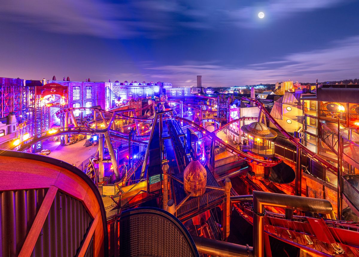 'Rookburgh at night' Poster by Greneey | Displate