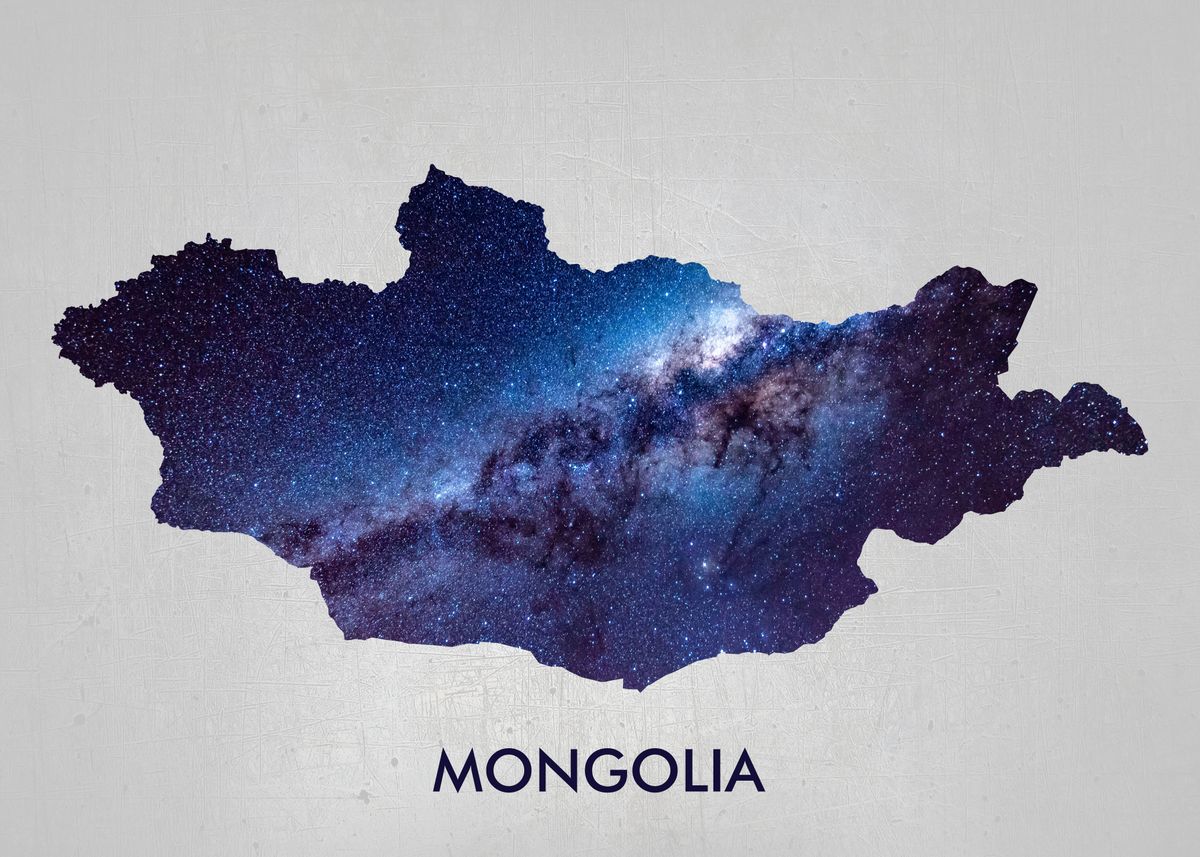'MONGOLIA' Poster by Atomic Chinook | Displate