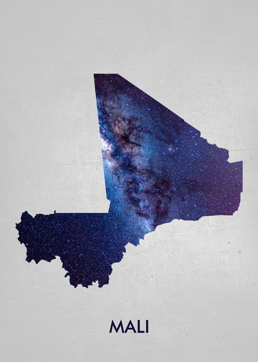 'MALI' Poster by Atomic Chinook | Displate