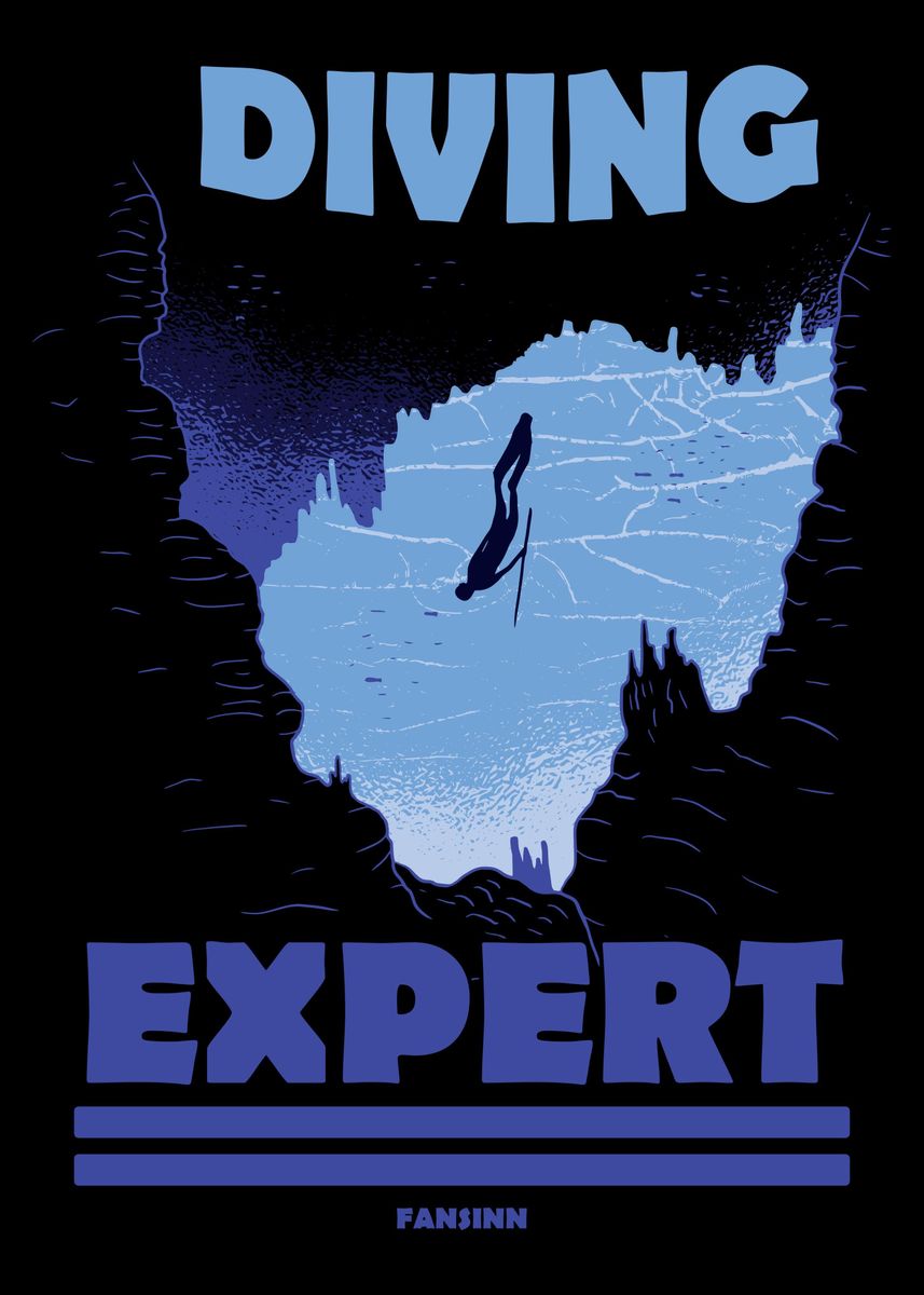 'Diving Expert' Poster by fansinn | Displate