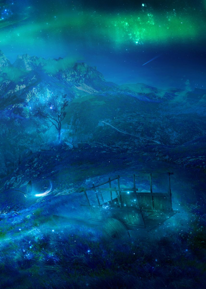 'THE FINAL TWILIGHT part 3' Poster, picture, metal print, paint by Aron ...