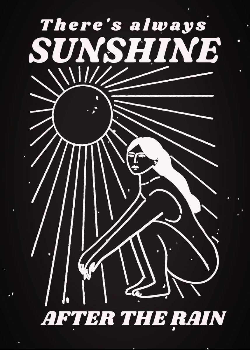 'Sunshine Affirmation' Poster by BestPrints | Displate