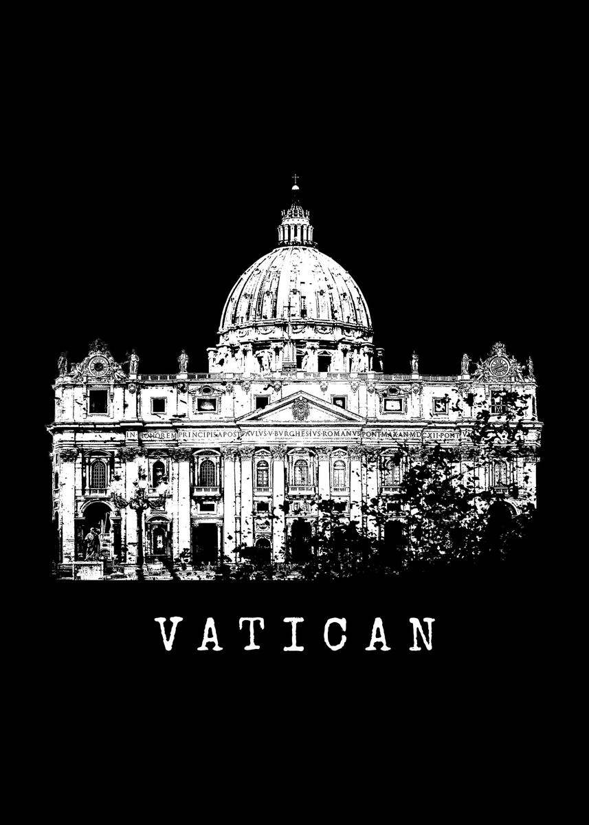 'Vatican Basilica Rome' Poster, picture, metal print, paint by ...