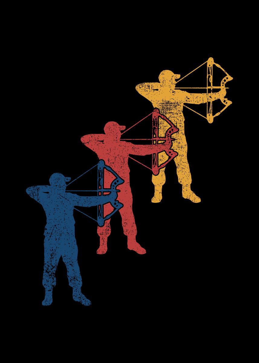 'Archery Archer' Poster by Mealla | Displate