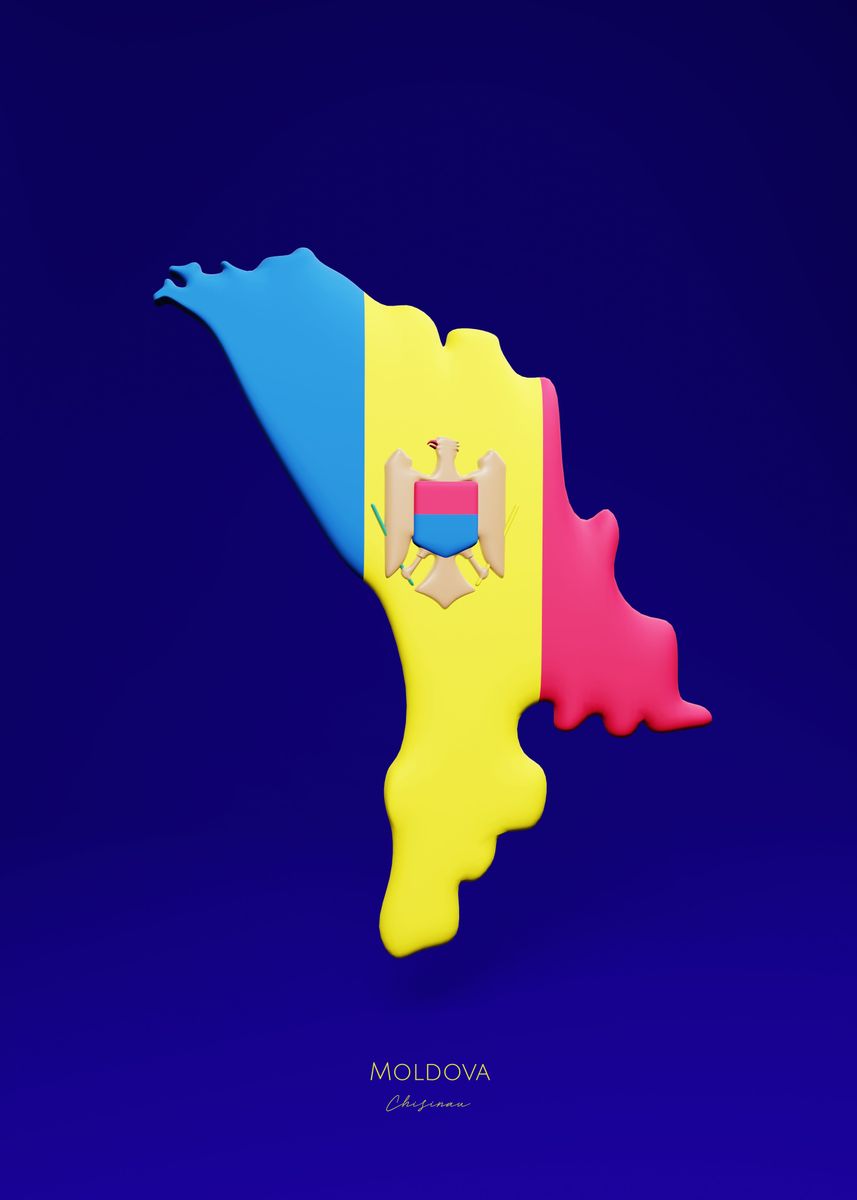 'Moldova Chisinau Maia Sand' Poster by erwin saputra art | Displate