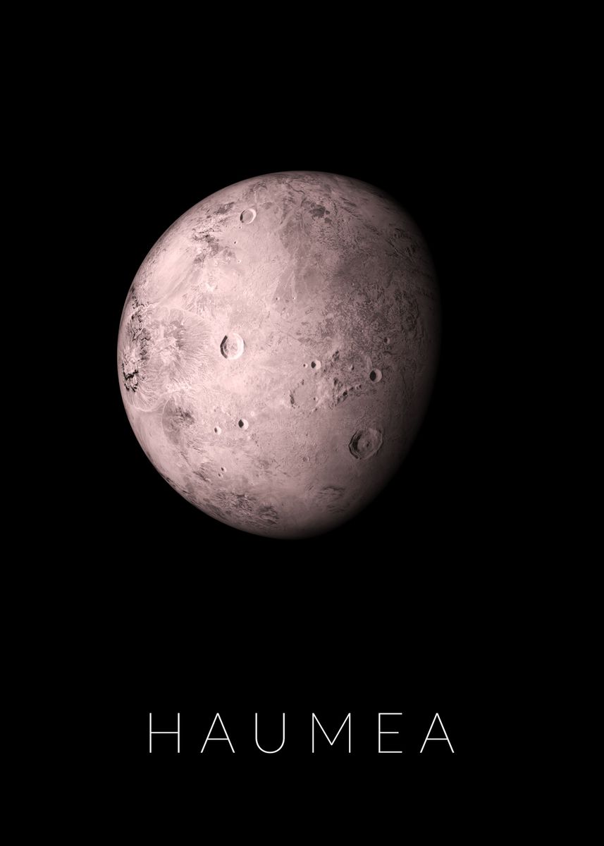 'Haumea' Poster, picture, metal print, paint by dkDesign | Displate